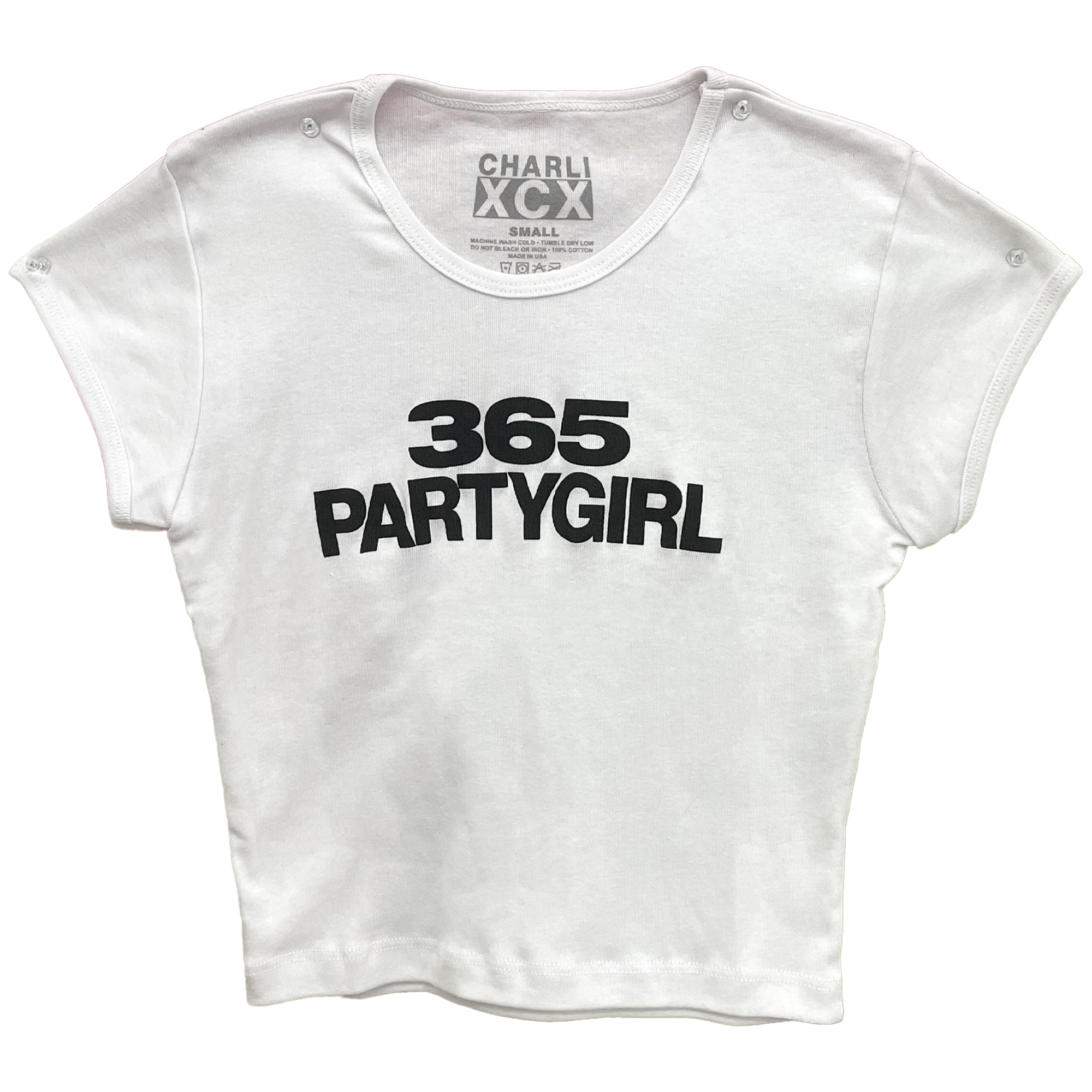 365 PARTYGIRL (baby tee) – charli xcx US store